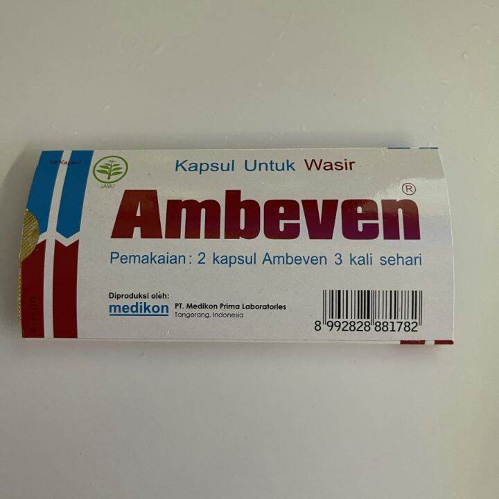 Ambeven Kapsul Wasir isi 10 Kapsul | Lazada Indonesia