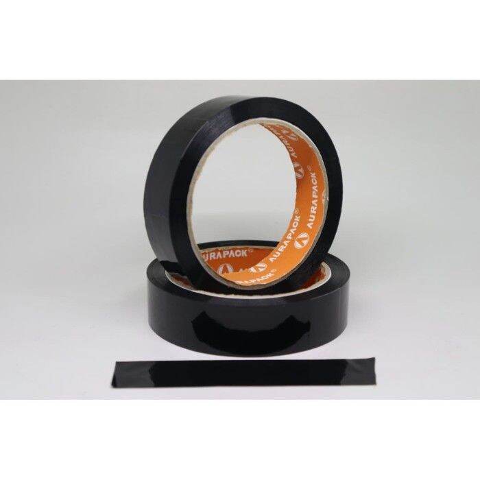 ISOLASI WARNA HITAM 1 INCH / ISOLASI WARNA HITAM 24 MM | Lazada Indonesia