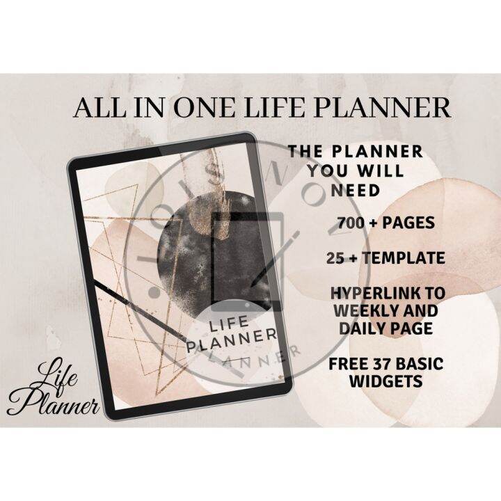 Undated Digital Planner Digital Planner Widget Planner Undated Life ...