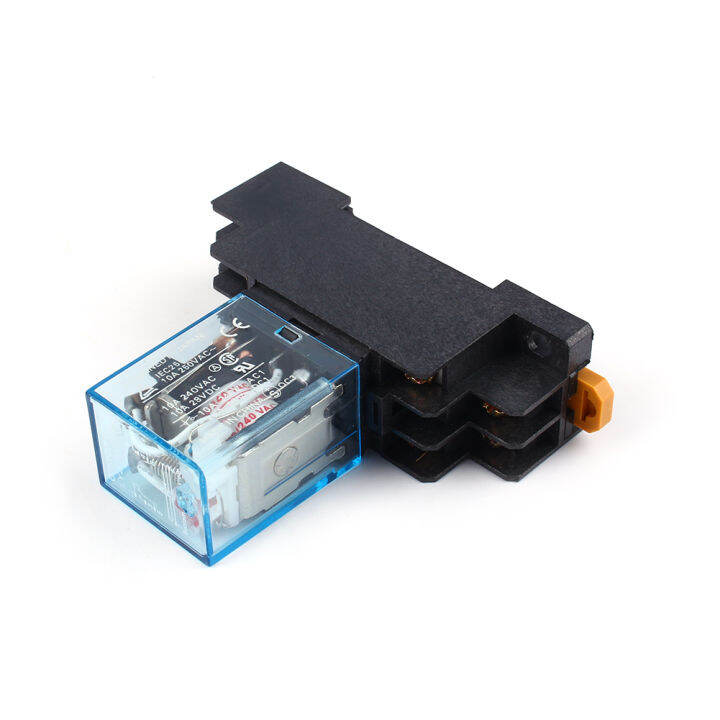 AC 220V Coil Power Relay 8 Pins 10A DPDT LY2NJ HH62P HHC68A-2Z Mini ...