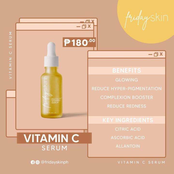 Original Friday Skin Serum Series v1.0 Version 1 Authentic Legit ...