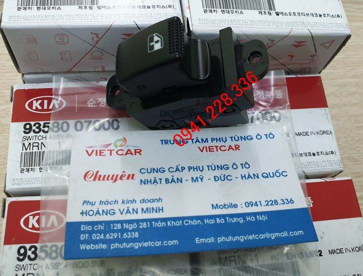 Công tắc lên xuống kính đơn Kia Morning chính hãng 9358007000 ( 2007 ...