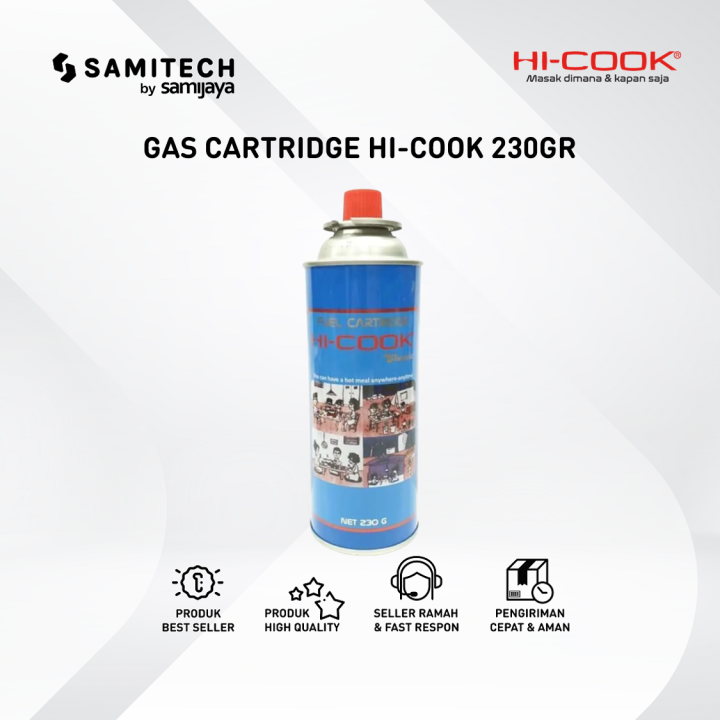 HI COOK Gas Kaleng Gas Cartridge 230gr | Lazada Indonesia