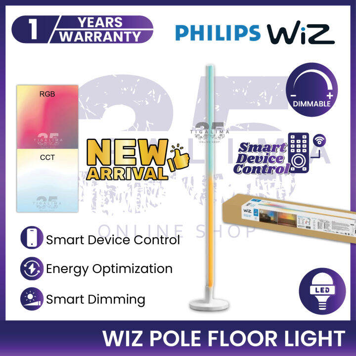 PHILIPS WiZ Pole Floor Light LED RGB Floor Lamp Standing Lamp for Living Room Lampu Lantai Lampu ...