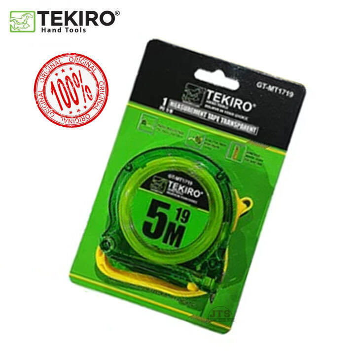 TEKIRO Meteran Roll 10 Meter Measurement Tape Angka Bolak Balik Panjang ...