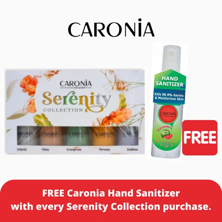 Caronia Serenity Collection + FREE Watermelon Hand Sanitizer | Lazada PH