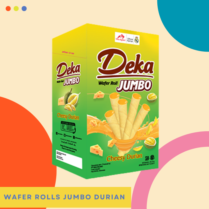 Deka Wafer Rolls Jumbo Cheesy Durian | Lazada Indonesia