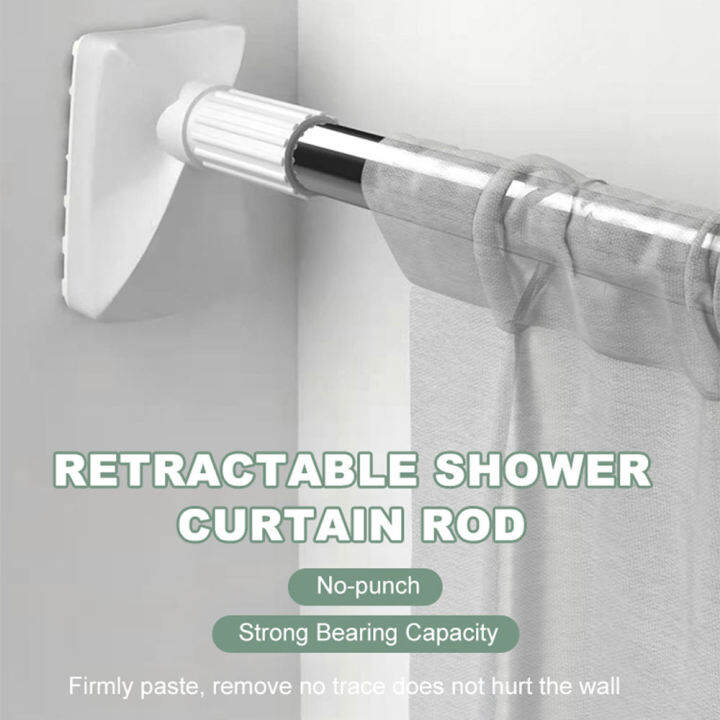 Telescopic Clothing Rod Punch-free Adjustable Extendable Rods For ...