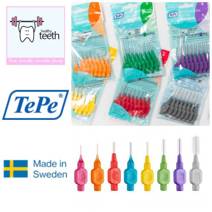 [Imported from Sweden] Original Tepe Interdental Toothbrush for Gums ...