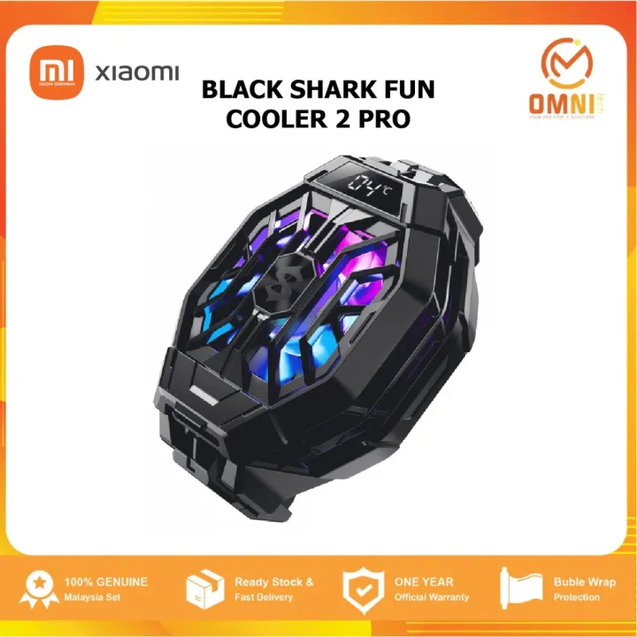 100% Original Black Shark Fun Cooler 2 Pro Gaming Mobile Cooling Fan ...