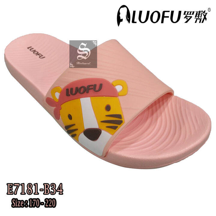 Luofu Original Sendal Anak Perempuan Multiwarna Motif Kartun E7181 B34 | Lazada Indonesia