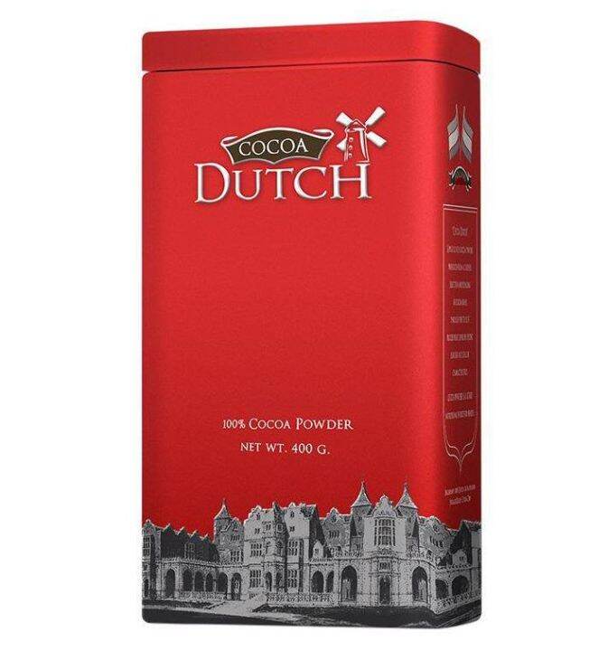 DUTCH 100% Cocoa Powder ดัชท์ โกโก้ผง 100% สำเร็จรูปชนิดผง 380g ...