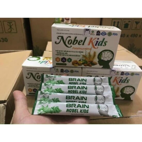 Nobel kids palatinum dha - cốm bổ não dinh dưỡng nutrivin iq g-brain