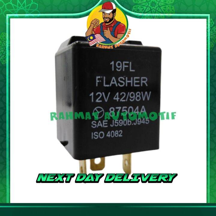 Perodua Kancil Kenari Kelisa Flasher Relay & Turn Signal Switch Direct Replacement Denso | Lazada