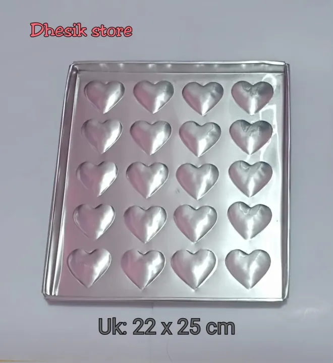 CETAKAN LIDAH KUCING ukuran 22x25 cm berbagai macam motiv | Lazada ...