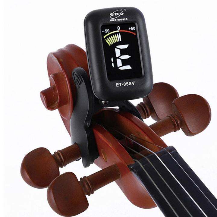 ENO ET05V Violin Tuner Mini Electronic Screen Display Tuner for Violin ...