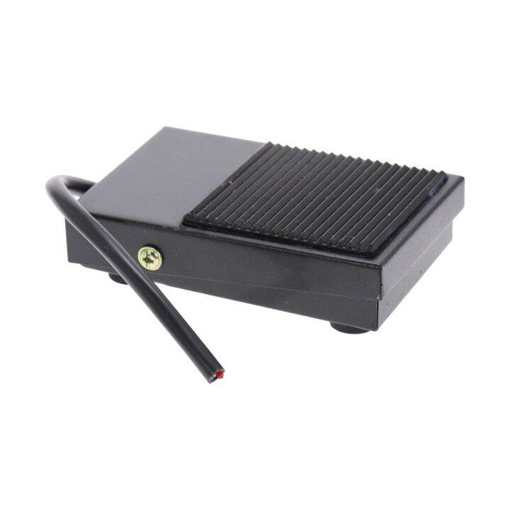 1pcs Metal Foot switch controller SPDT foot pedal self reset cable 12cm ...