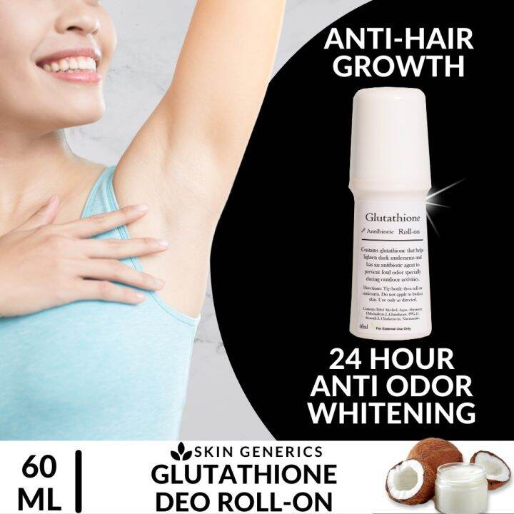[ 4X WHITENING DEO ROLL-ON ] Skin Generics DeoWhite Glutathione ...