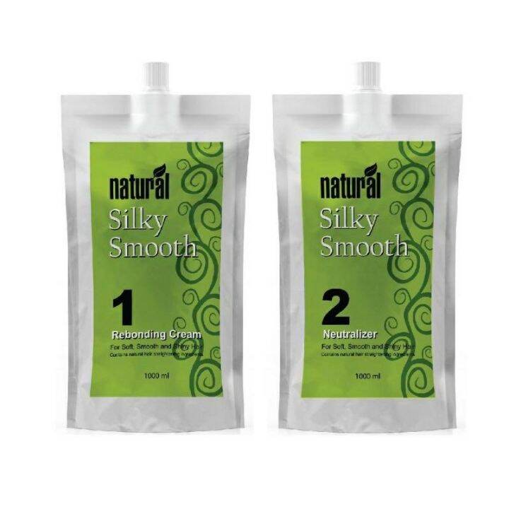 Natural Silky Smooth Rebond Set (1000ml each) | Lazada PH