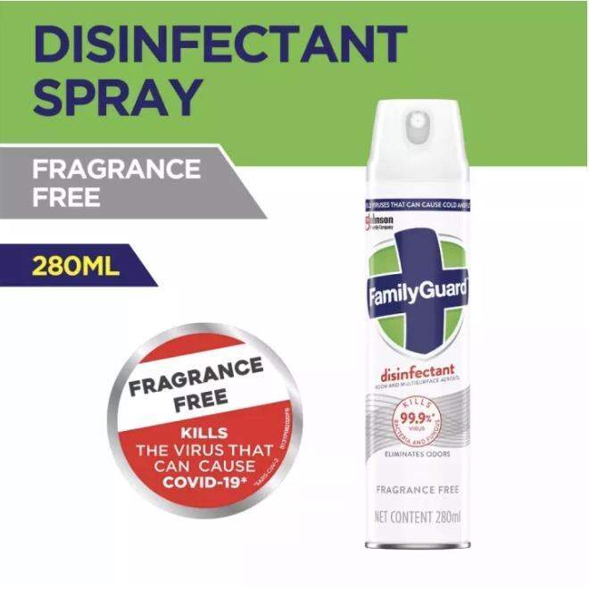 FamilyGuard Disinfectant Room Multi-Surface Spray Aerosol (Fragrance ...