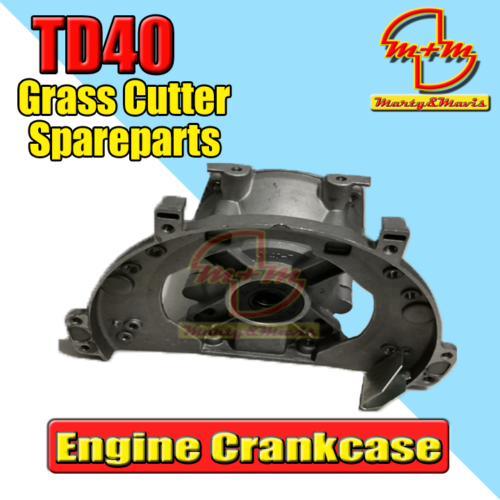 Kawasaki TD40 Engine Crankcase with Pre-installed Bearing and Oil Seal ...