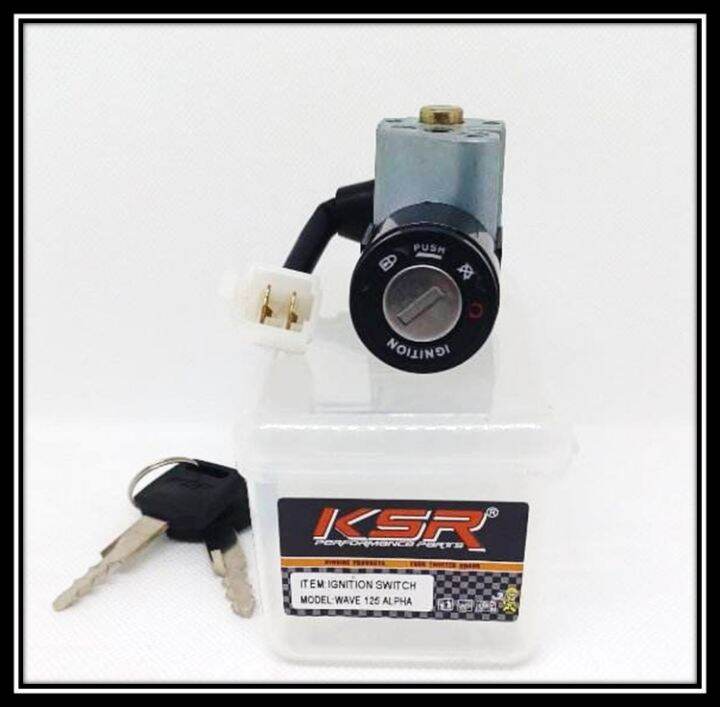 IGNITION SWITCH WAVE 125 ALPHA KSR THAILAND PARTS | Lazada PH