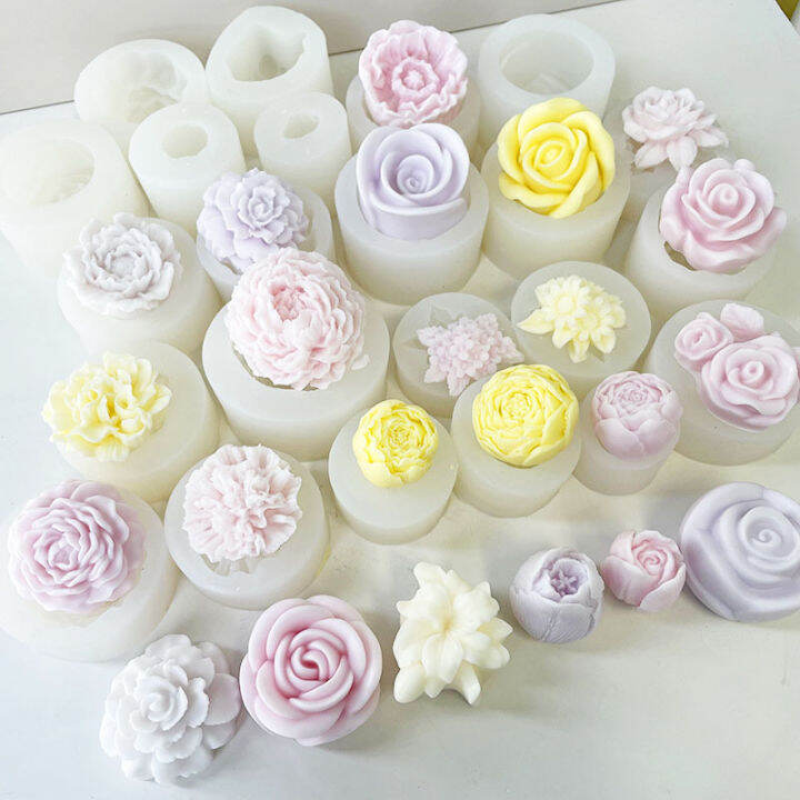 Ruying 1ชิ้นที่มีคุณภาพสูงซิลิโคนแม่พิมพ์ดอกไม้รูปร่างเครื่องมือที่ทำ ...