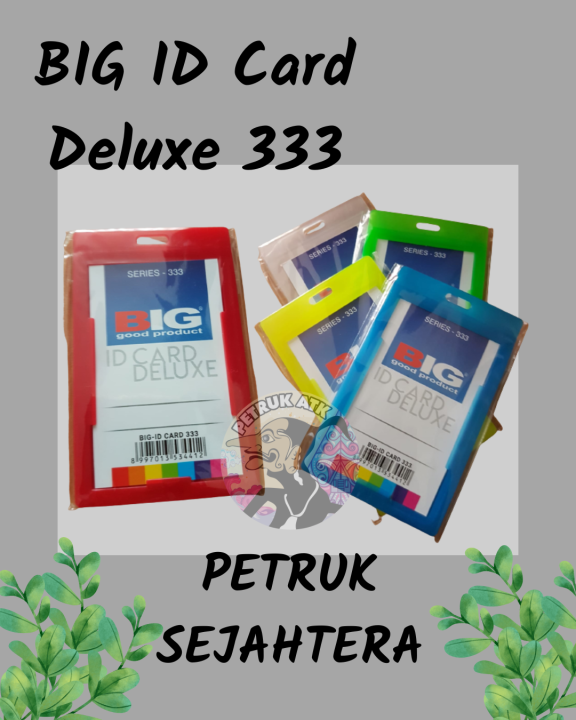 [PCS] ID CARD BIG DELUXE 333 UKURAN B1 / KARTU TANDA PENGENAL* | Lazada Indonesia