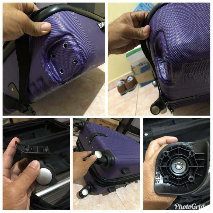 RODA KOPER FIBER 1SET 4PCS 2 KANAN 2 KIRI BISA PUTAR 360 | Lazada Indonesia