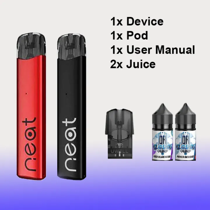 Vapesmoke Full Set Original Uwell Yearn Neat Starter Kit FREE Cartridge ...