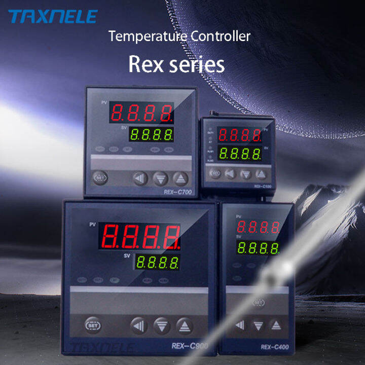 Pid Temperature Controller Kit REX-C100 Digital PID Temperature ...