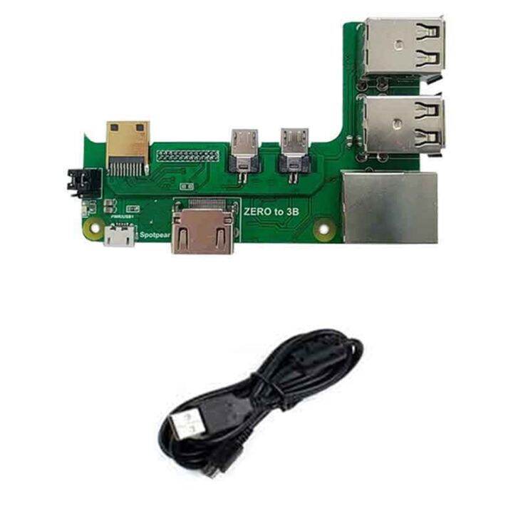 For Raspberry Pi Zero 2W to 3B Interface Adapter Zero to Pi3 Expansion ...