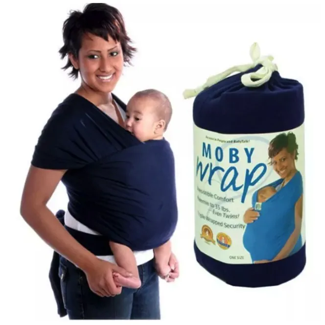 Eco Cub Moby Baby Wrap Carrier For Comfortable Baby (blue) | Lazada PH