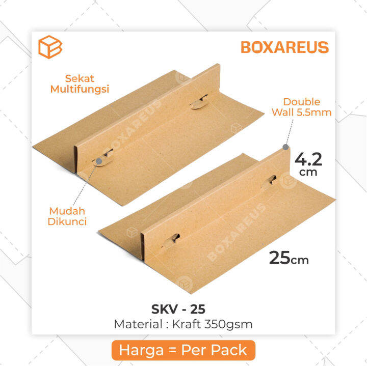Sekat Cake Box Partisi Multifungsi Dus Kue Double Wall | SKV 25 ...