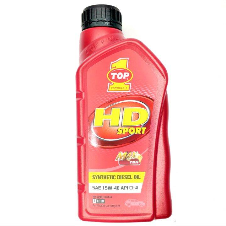 Top 1 HD Sport Synthetic Blend Engine Oil 15W-40 Fits Diesel Engine ...