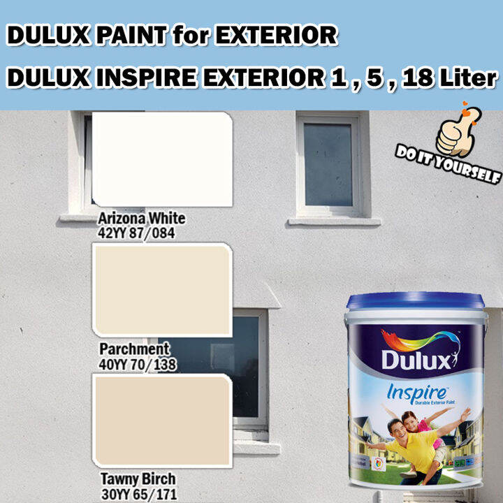 ICI DULUX INSPIRE EXTERIOR PAINT COLLECTION 1 , 5 & 18 Liter Arizona ...