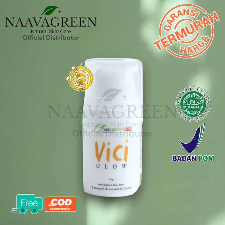 NAAVAGREEN SERUM VICI GLOW/ Serum Naavagreen/ Mencerahkan, Menutrisi ...