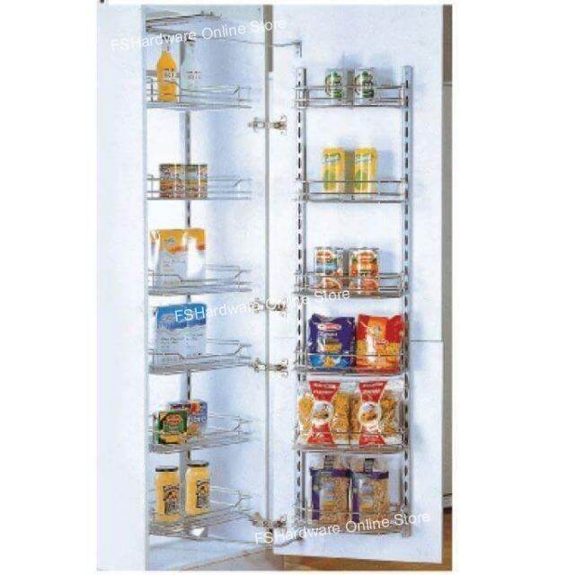 Kitchen Cabinet 450mm Side Large Tall Unit Basket With Soft Closing ...