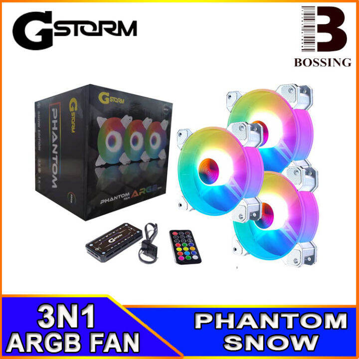 Gstorm Phantom Fan Argb 3n1 SNOW | Lazada PH