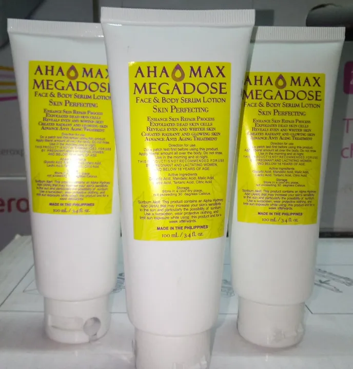 DR. ALVIN AHA Max Megadose Face and Body Serum Lotion 100 ml guaranteed ...