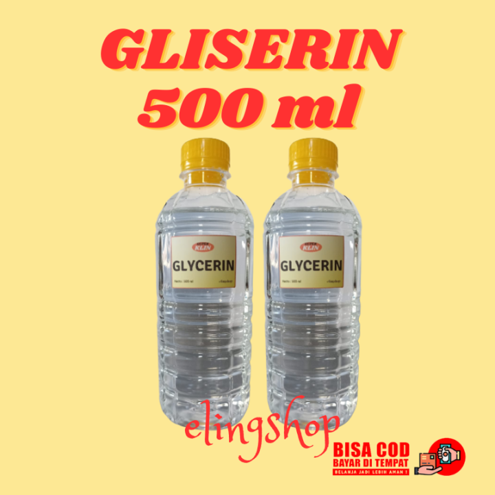 Gliserin Glyserin Glycerin Glicerin Gliserol Vegetable Murni 500 ml ...