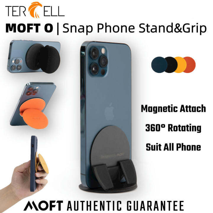 MOFT O Snap แท่นวางโทรศัพท์ & Grip(MagSafe®ใช้งานร่วมกับ,การออกแบบแม่เหล็ก,ไม่ยึดติด) สตรีมสดที่ ...