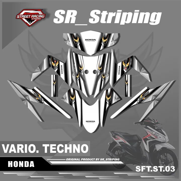 Sticker Decal Full Body VARIO TECHNO - Sticker Decal VARIO TECHNO Motif ...