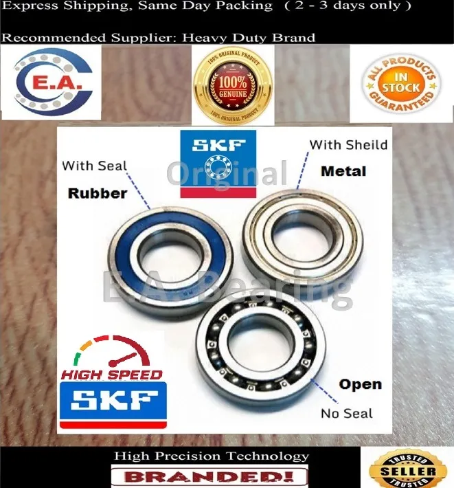 6006 ZZc3 2RSc3 Original SKF High Speed Bearing 30x55x13 6006zzc3 6006 ...