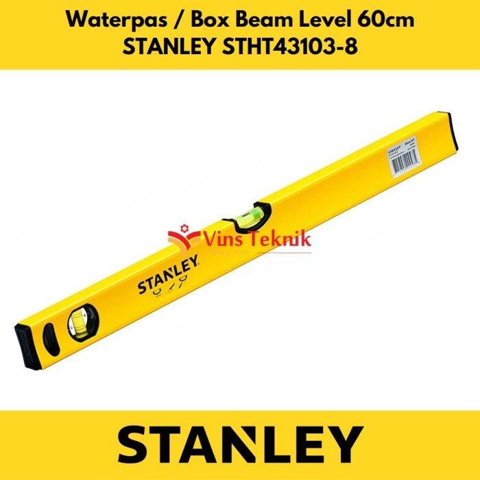 Waterpass Waterpas Classic Box Beam Level 60cm STANLEY STHT43103-8 | Lazada Indonesia
