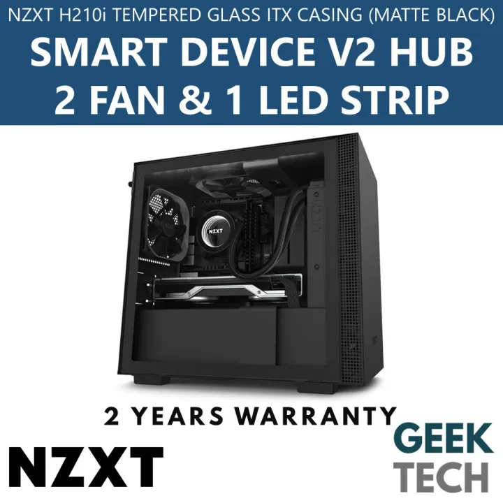 NZXT H210i Mini ITX Casing (Matte Black) | Lazada