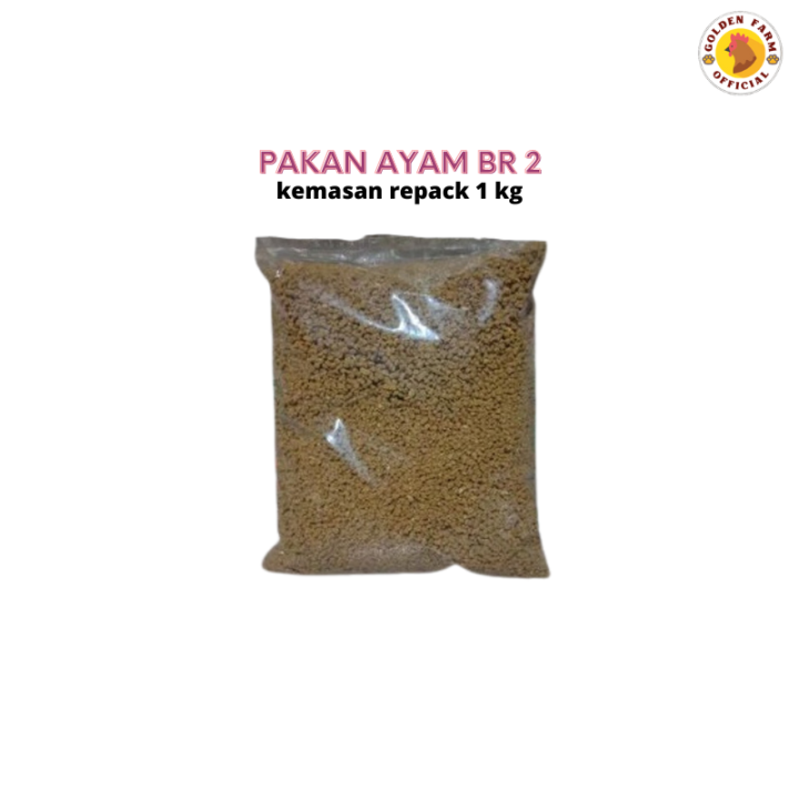 Pakan ayam BR 2 (Repack 1Kg) NEW HOPE FEED Pakan Ayam Buras kampung ...