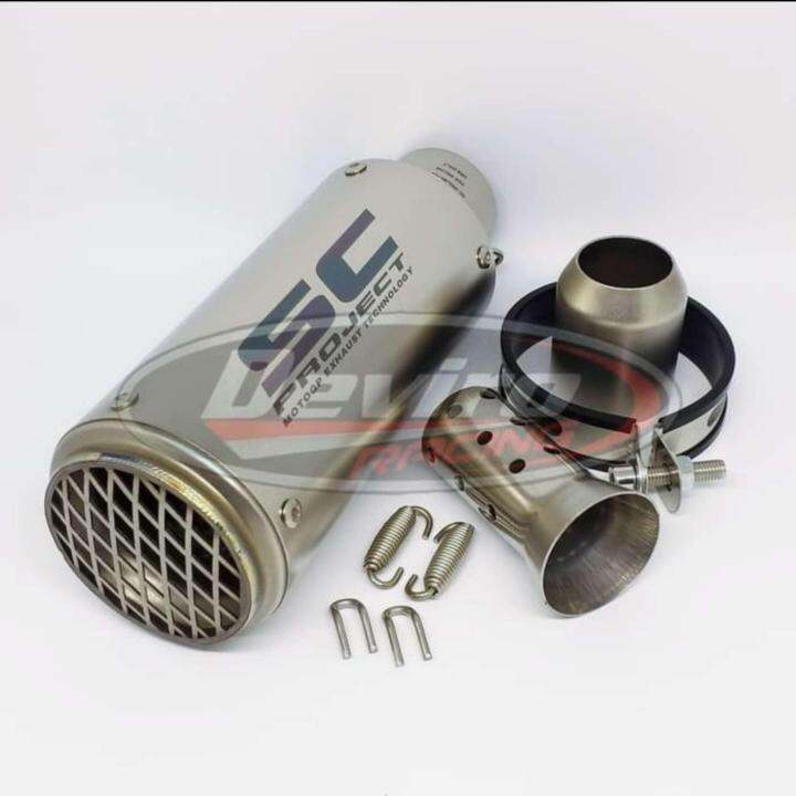 Knalpot SC-Project CR-T Import with Mesh (Silencer Only) | Lazada Indonesia