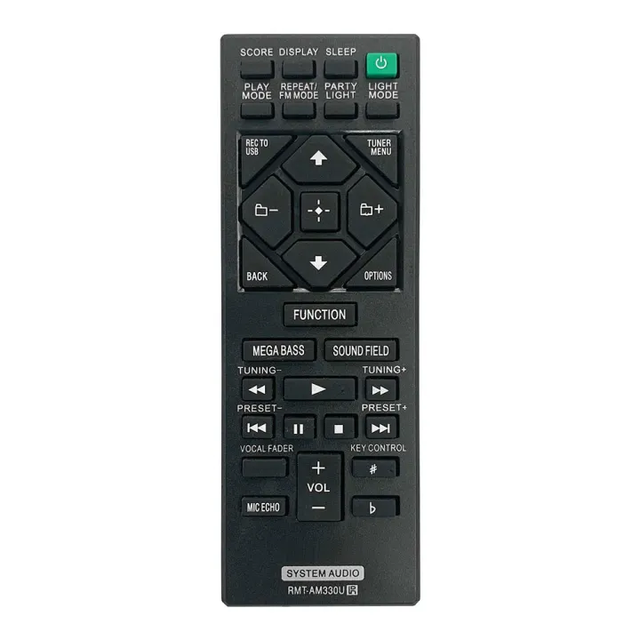 New RMT-AM330U For Sony Home Audio System Remote Control MHC-M20 MHC ...