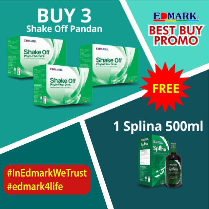 EDMARK BUY 3 SHAKE OFF PANDAN TAKE 1 SPLINA CHLOROPHYLL 500 ml | Lazada PH